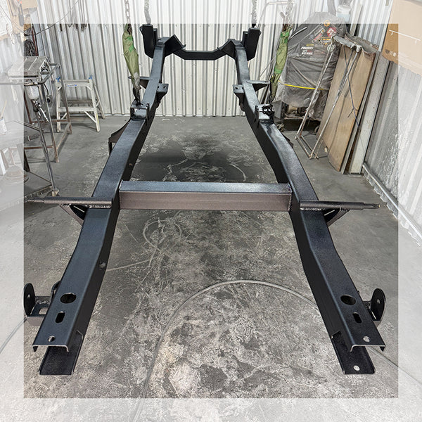 Full Steel Frame Chassis for 1966–1977 Classic Ford Bronco | OEM-Style ...