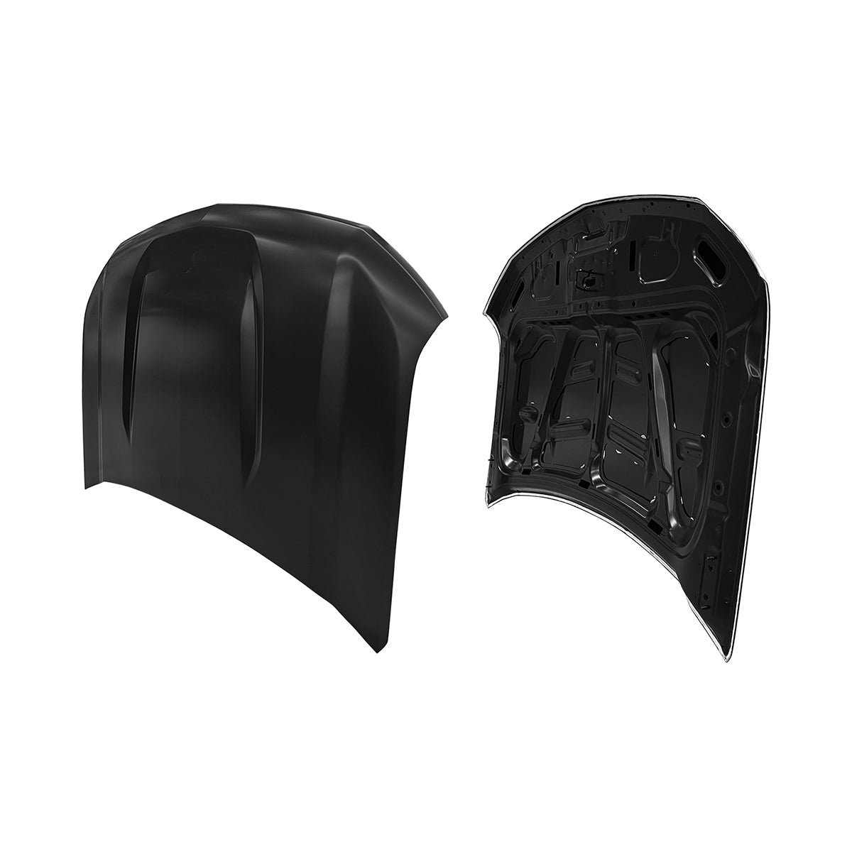 Replacement Hood, 2019-2023 Chevrolet Silverado 1500, 84610675, (ALUM ...