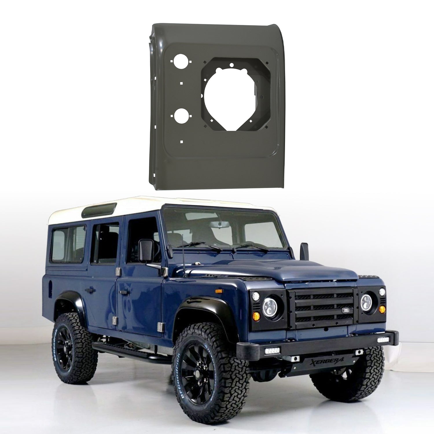 Defender 90 And Defender 110 Headlight Frame, RH – Topnault Classic Car ...