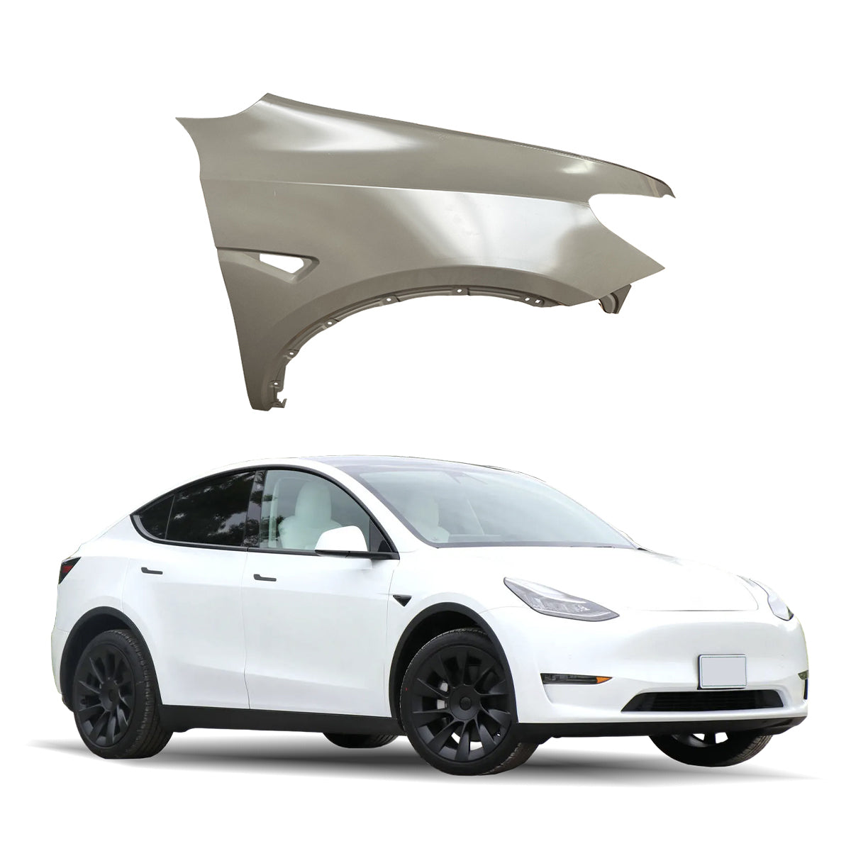Replacement FRONT FENDER, RH, 2020-2023 Tesla Model Y, (Alum ...