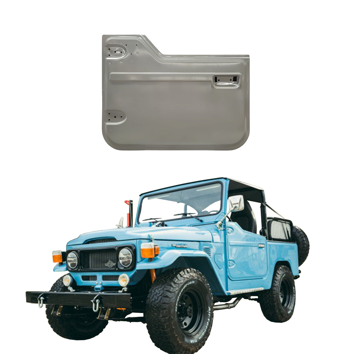 Custom Half Door, LH front only, for FJ40, FJ45 Toyota Land Cruiser 19 ...