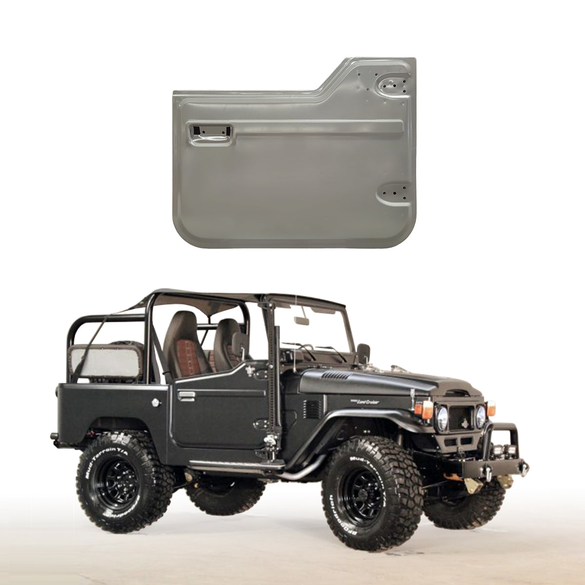 Custom Half Door, RH front only, for FJ40, FJ45 Toyota Land Cruiser 19 ...