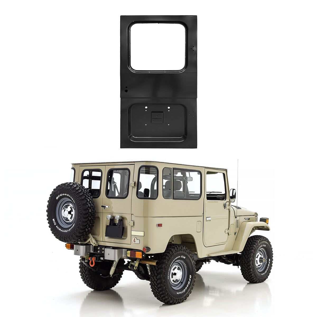Tailgate RH, for FJ40, Toyota Land Cruiser 1968-1978 – Topnault Classic ...